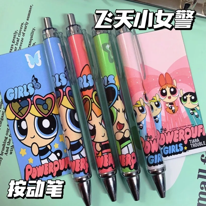 Powerpuff-Girls-Animation-Peripheral-Kawaii-Press-Pen-Cute-Cartoon ...