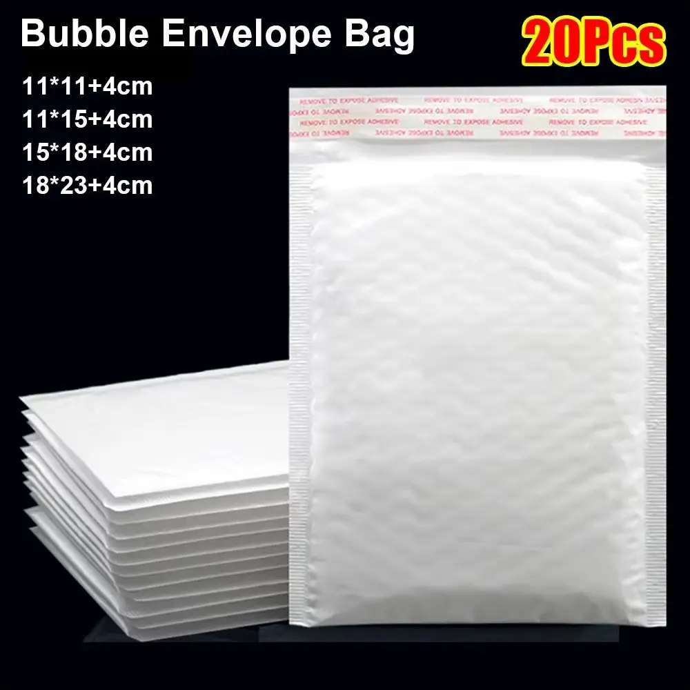 20Pcs Durable Soft Bubble Mailers Waterproof Pearlescent Film Shipping ...