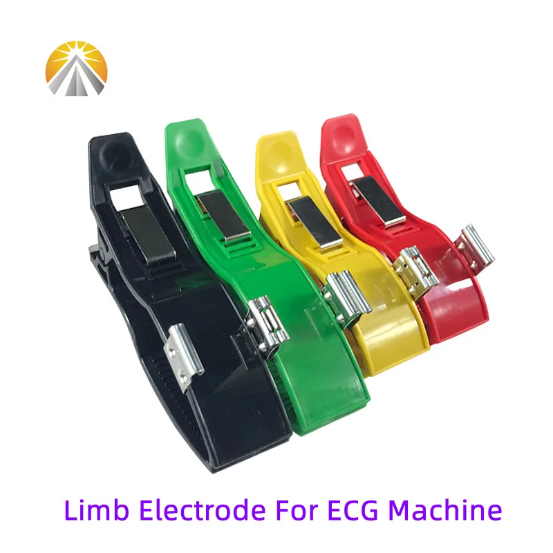 4-Pcs-Each-Set-ECG-Leadwires-Clamp-Limb-Electrode-Nickel-Plated-or-AgCI ...