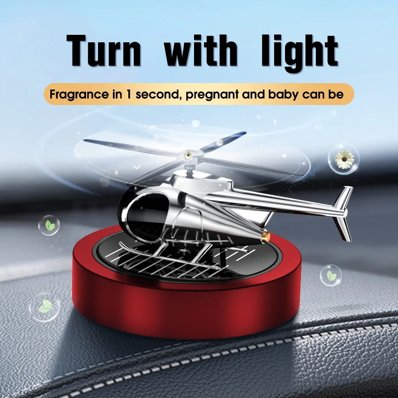 Car-Air-Freshener-Solar-Powered-Rotary-Helicopter-Ornament-Auto ...