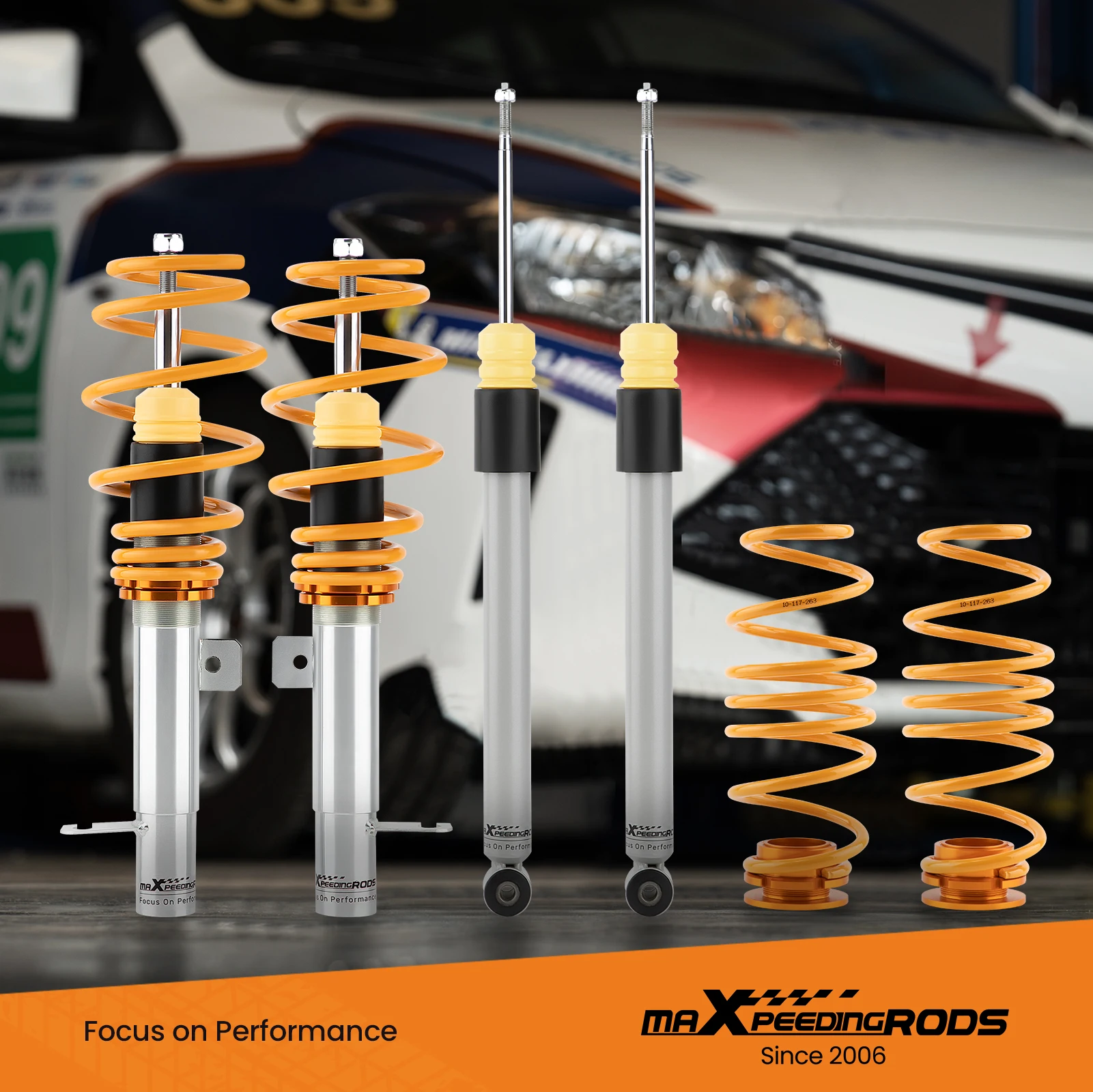 Street Coilovers Kit for Ford Fiesta Mk6 1.25-1.6 1.4-1.6TDCi 01-08 JH ...