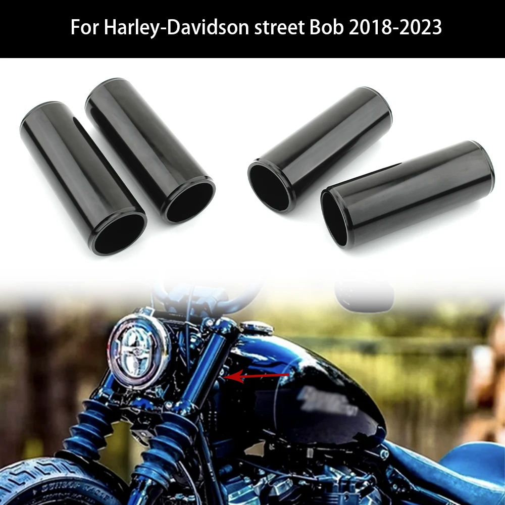 Motorcycle-Front-Fork-Boot-Slider-Upper-Shock-Absorber-Cover-Aluminum ...