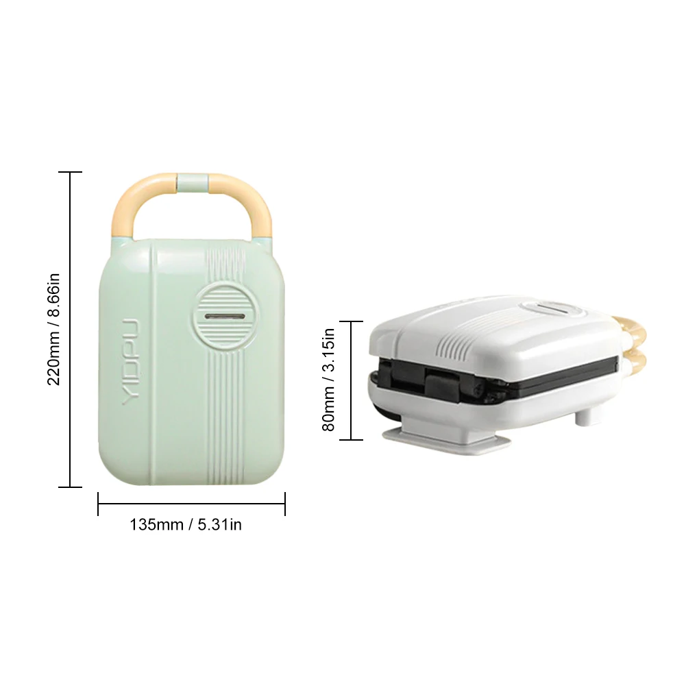 Gaufrier,Mini Machine à sandwichs électrique 650W,220V,4 en 1 ...
