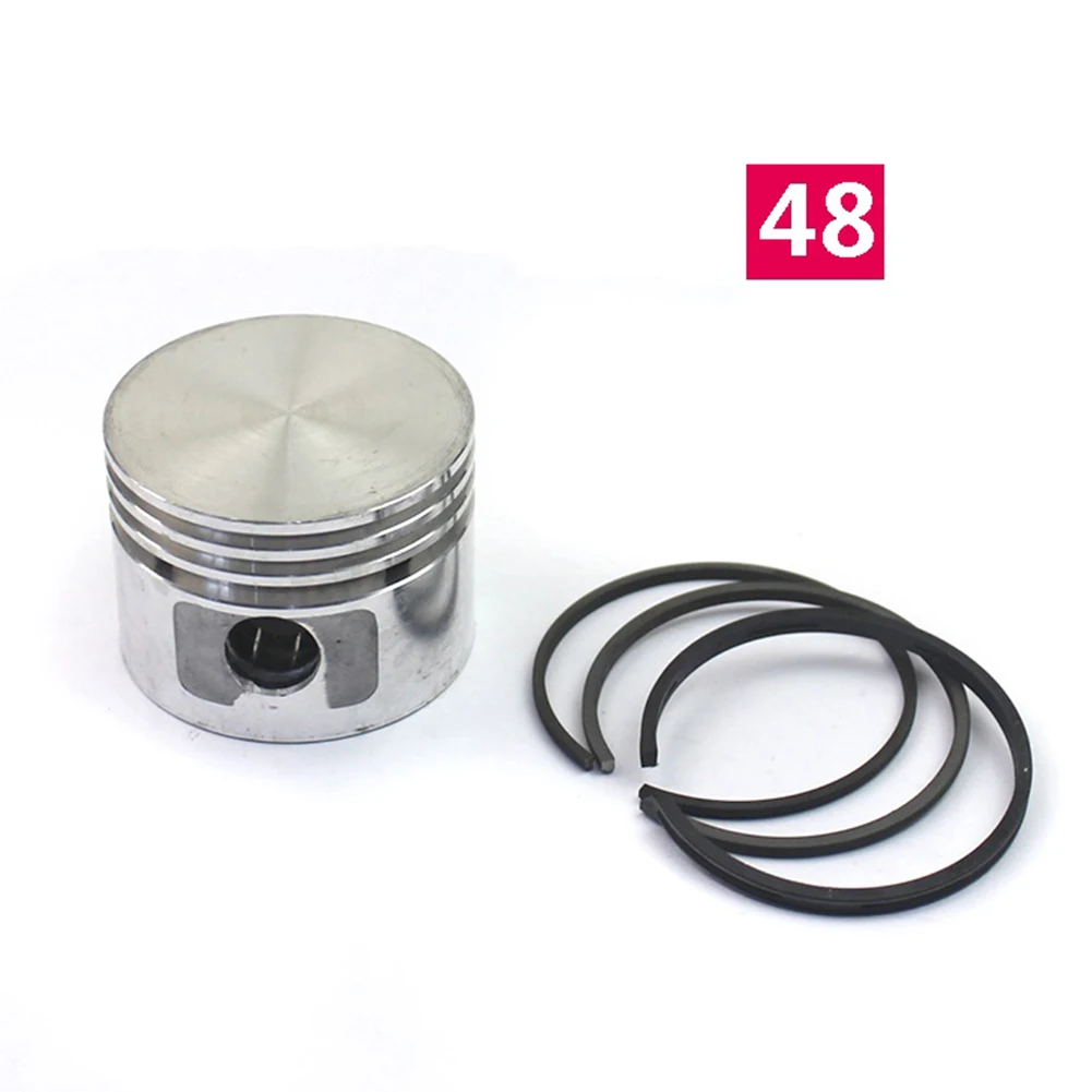 42/47/48/51/65mm Air Compressor Piston Piston Rings Parts Air Pump ...