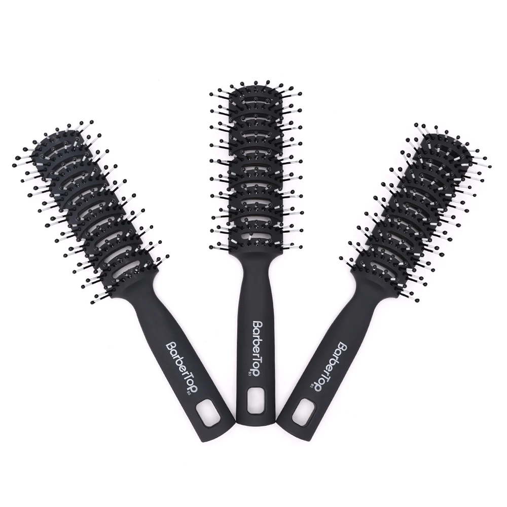 Professional-Combs-Fish-Bone-Shape-Hair-Brush-Barber-Hair-Dyeing ...