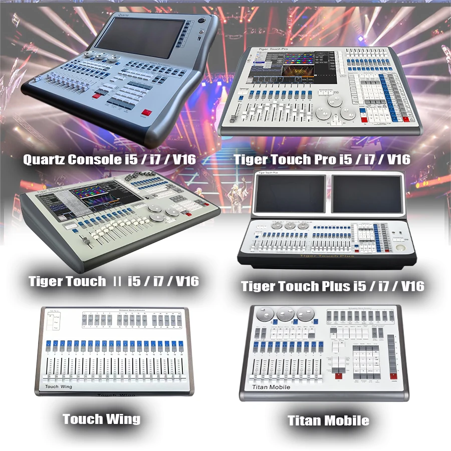 Titan V16/i7/i5 クォーツ コンソール カットオーバー選択 Tiger Touch Pro/Ⅱ /Tiger Touch ...