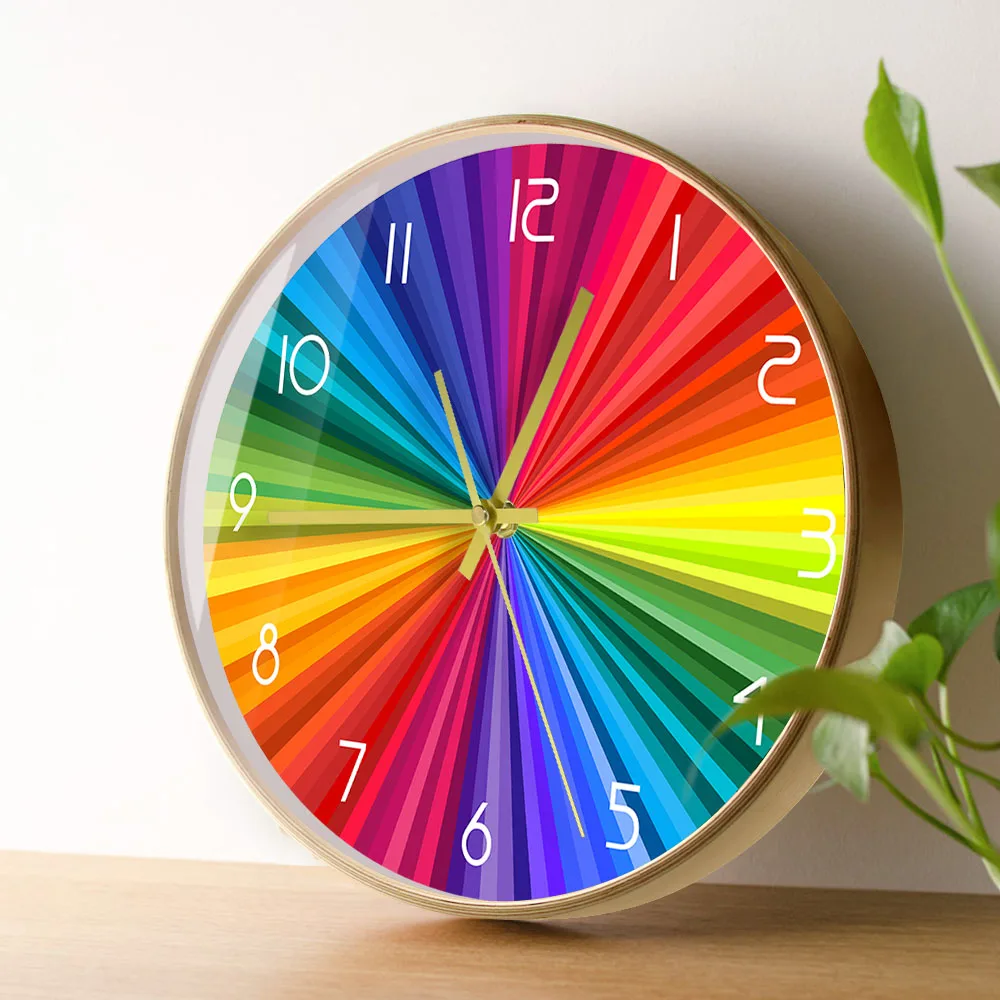 Color Wheel Designs Clock