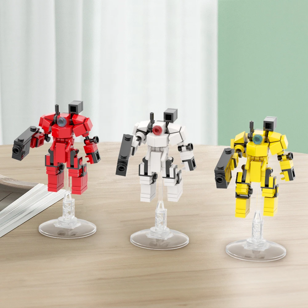 Mini-Robots-Mech-3-en-1-con-soporte-juego-de-246-piezas-bloques-de ...