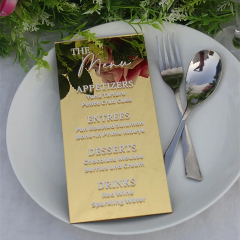 Custom-Acrylic-Menu-Card-Wedding-Menu-Acrylic-Wedding-Detail-Card ...