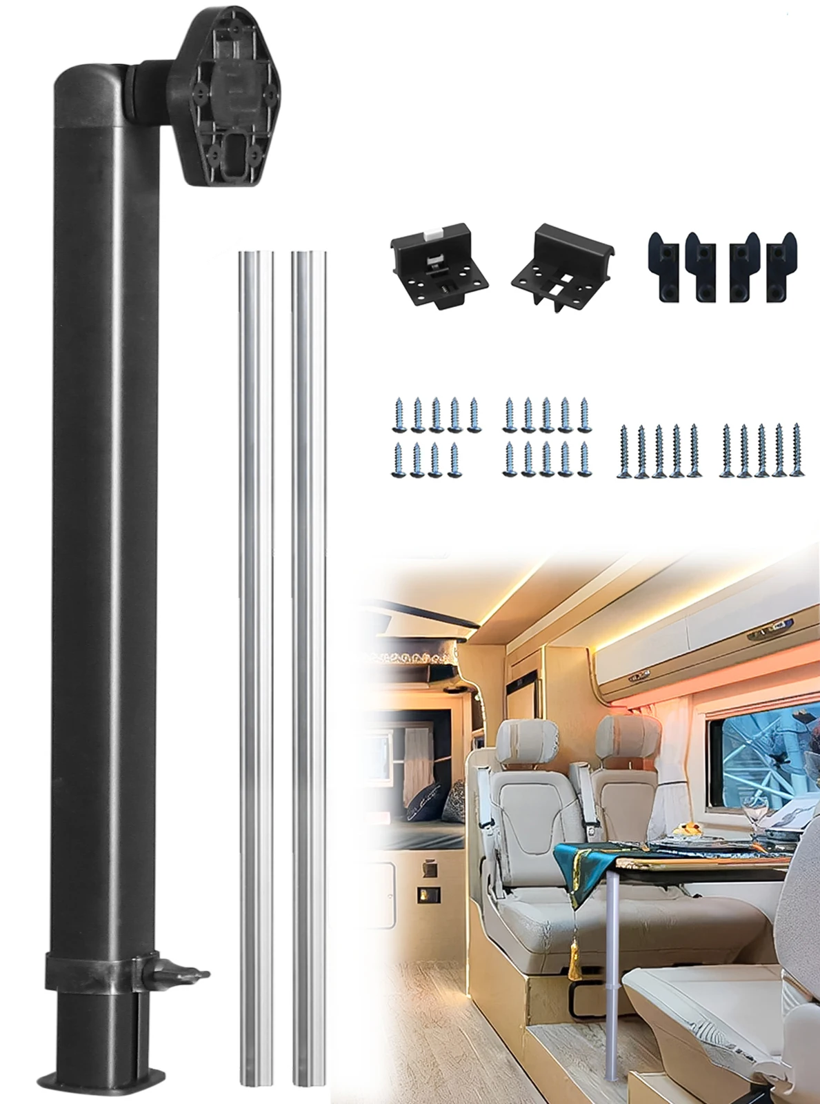 54CM-93cm camper folding telescopic table legs with two 50cm crossbars ...