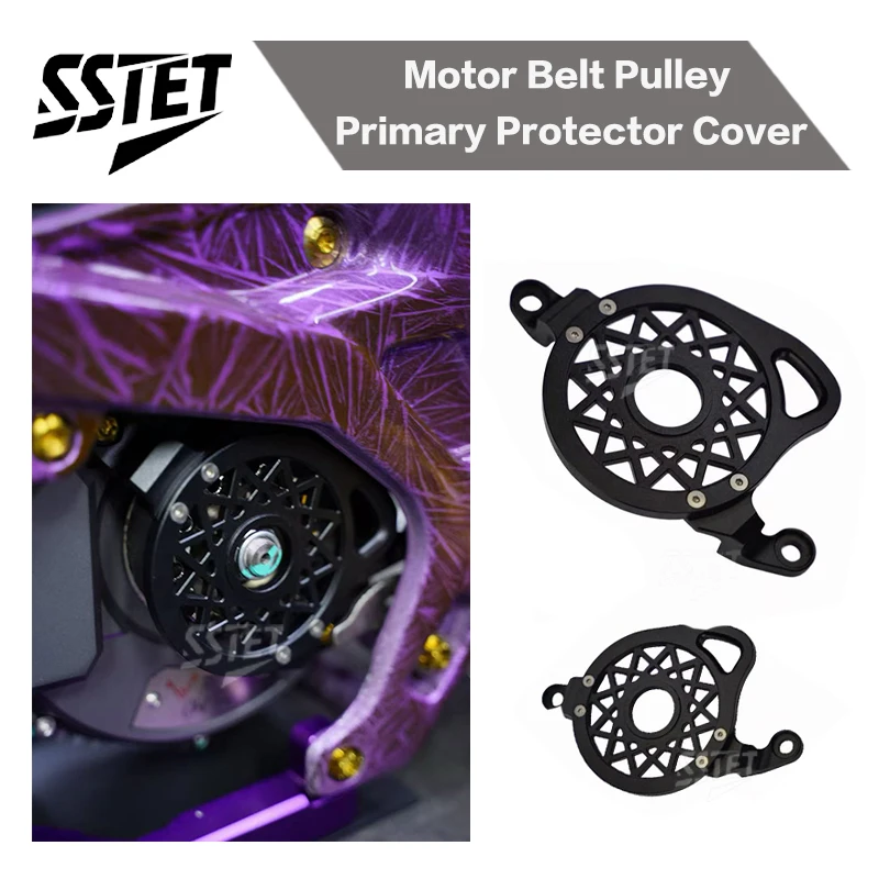 SSTET-Motor Belt Pulley Primary Protector Cover For Surron Light Bee X ...