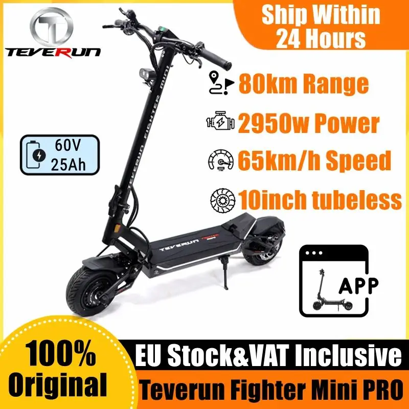 EU-Stock-2024-Newest-Teverun-Fighter-Mini-Pro-60V-25Ah-Electric-Scooter ...