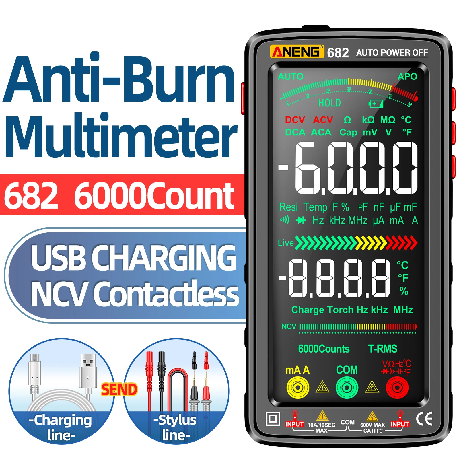 ANENG-681-682-683-Smart-Multimeter-6000-Counts-NCV-Non-contact-AC-DC ...