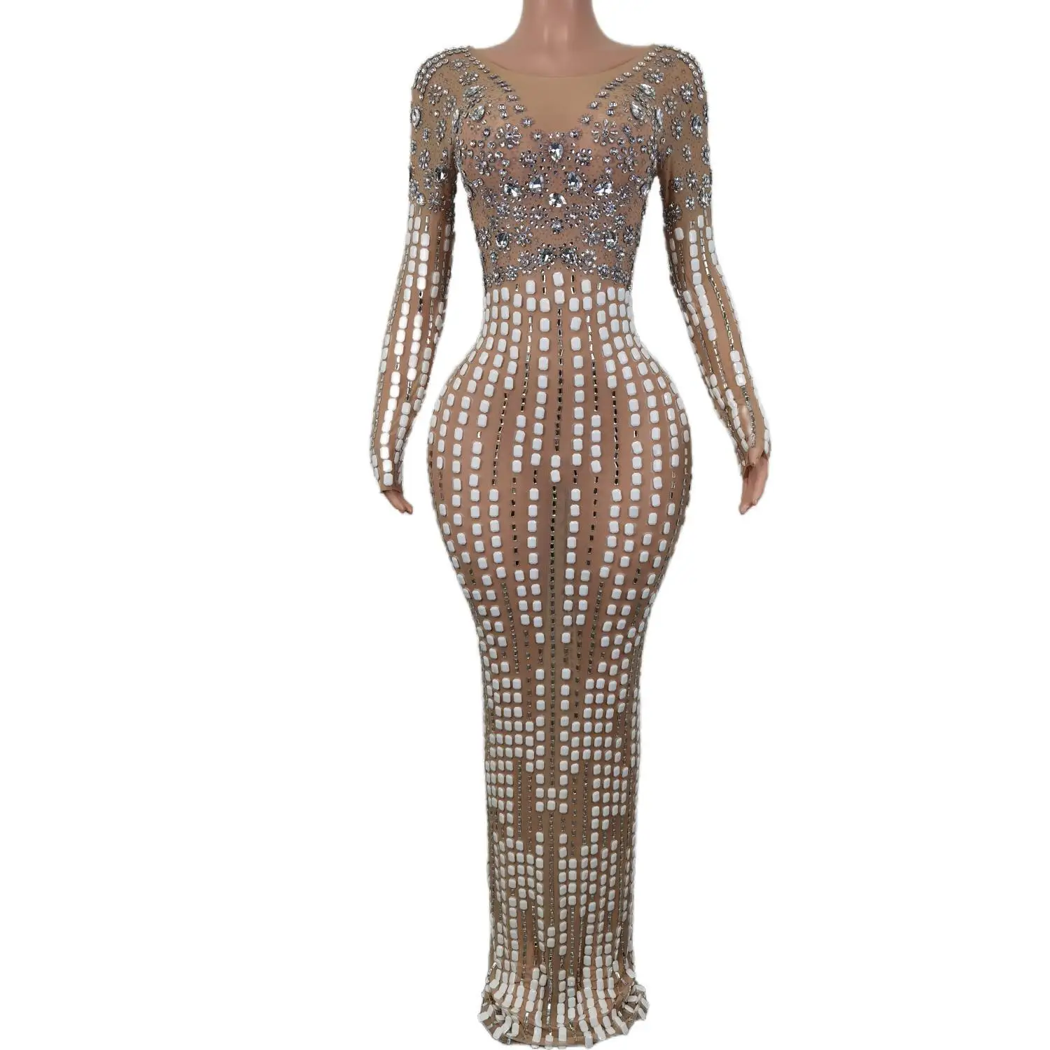 Fashion-Evening-Dress-Set-Sweetheart-Sleeveless-Women-Sparkle-Beading ...