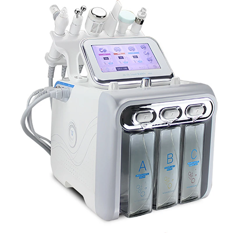 6 in1 H2-O2 Hydro Dermabrasion RF Bio-lifting Spa Facial Hydro ...