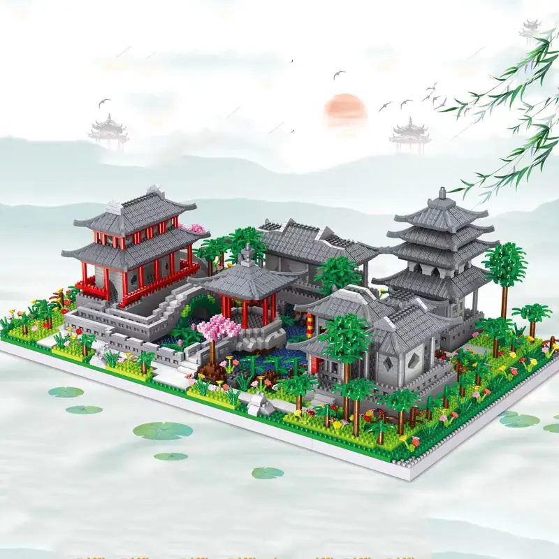 1800-Pcs-China-Suzhou-Classic-Garden-Series-Famous-DIY-Mini-Building ...