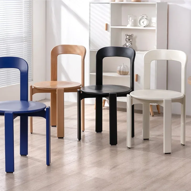 Silla-de-comedor-medieval-Retro-rey-sillas-de-madera-maciza-de-dise ...