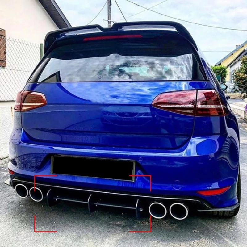 High-Quality-Car-Rear-Bumper-Diffuser-Rear-Side-Splitters-Spoiler-Lip ...