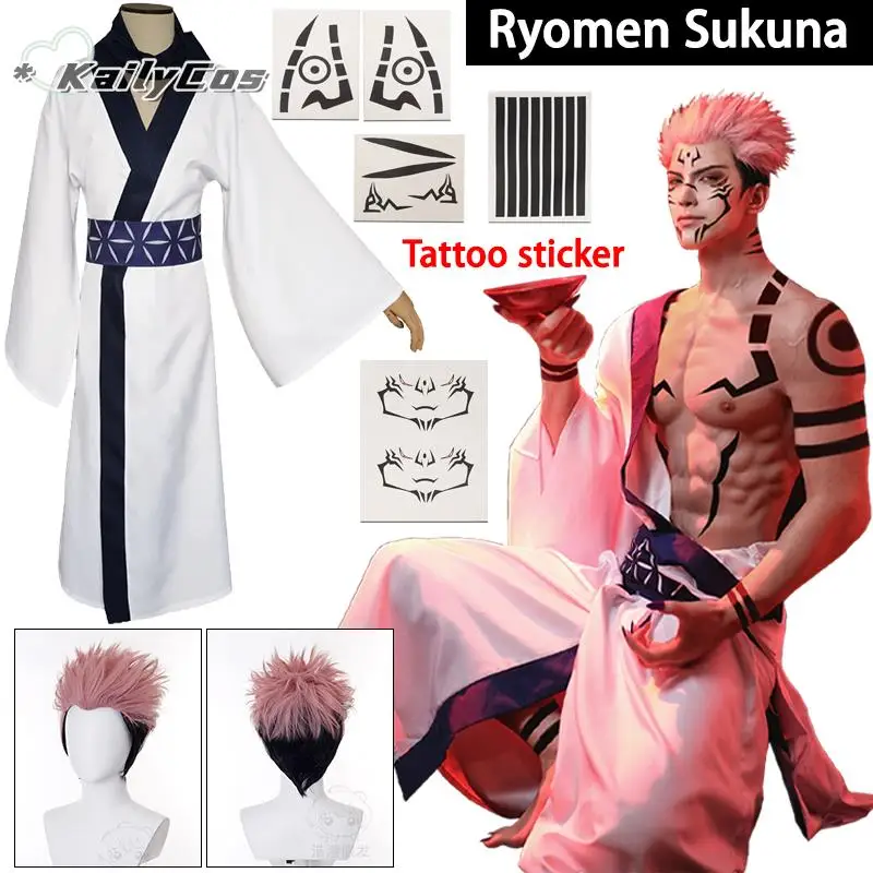 Sukuna-Cosplay-Anime-JJK-Ryomen-Sukuna-Cosplay-Costume-Uniform-Wig ...
