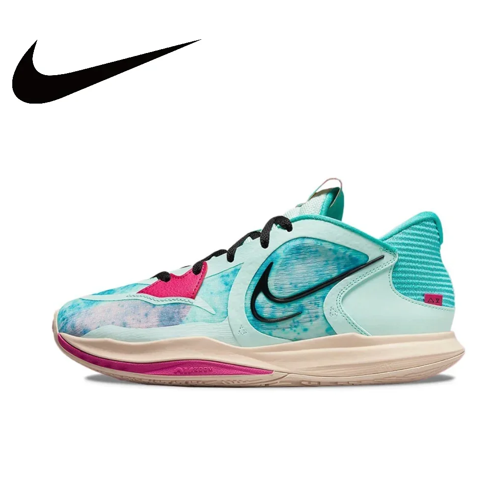 Zapatillas de baloncesto Nike originales azules Kyrie 5 para hombre ...