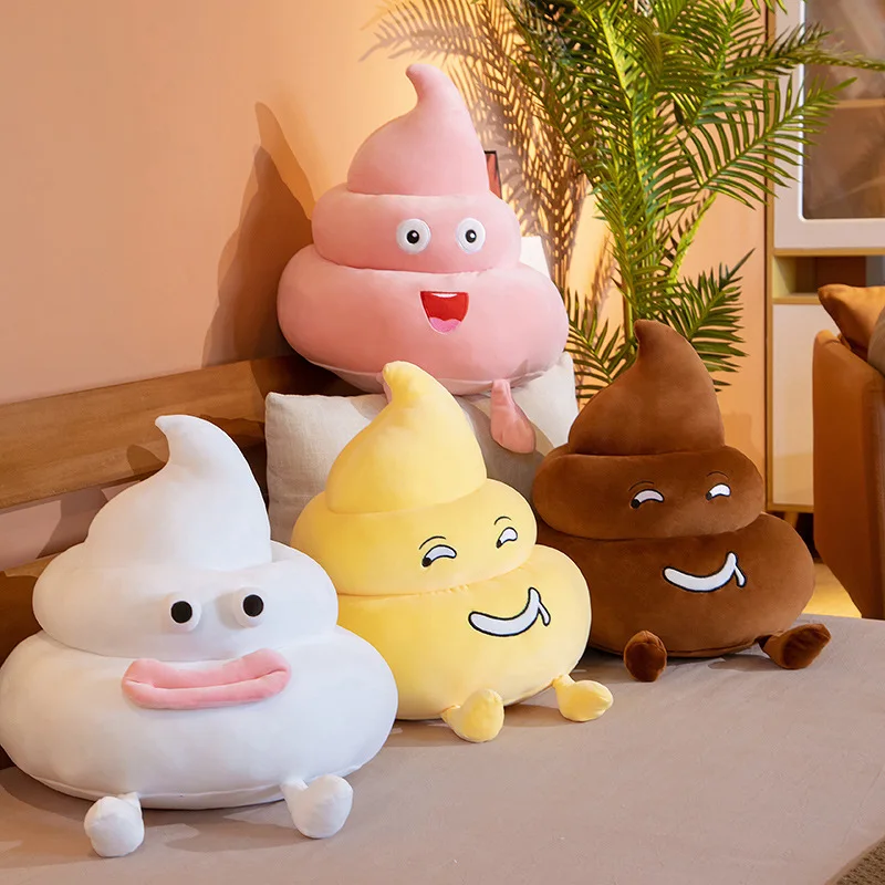Nice-25cm-35-45CM-Funny-Poop-Plushie-Toys-Simulation-faeces-Pillow ...
