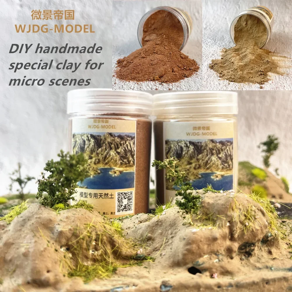 DIY-Bottled-handmade-microscene-model-dirt-material-military-sand-table ...