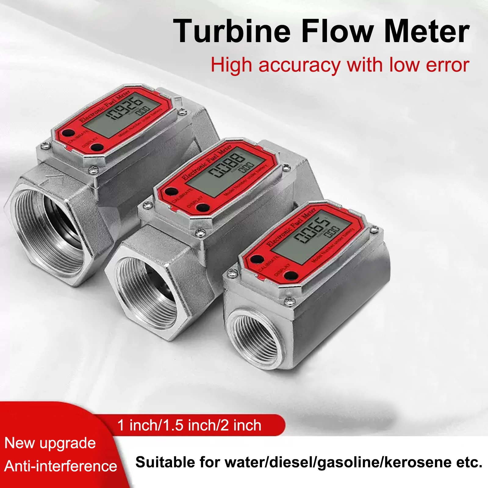 New-1-1-5-2inch-Digital-Turbine-Flow-Meter-Oil-Fuel-Flow-Meter-Diesel ...