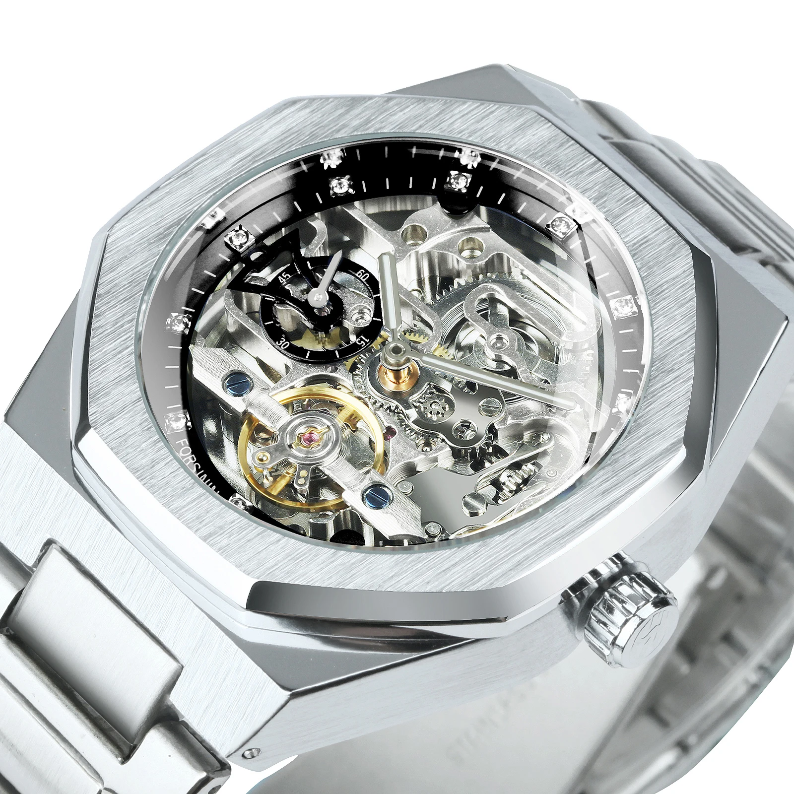Forsining-Silver-Automatic-Watch-Men-3D-Diamond-Dial-Irregular ...
