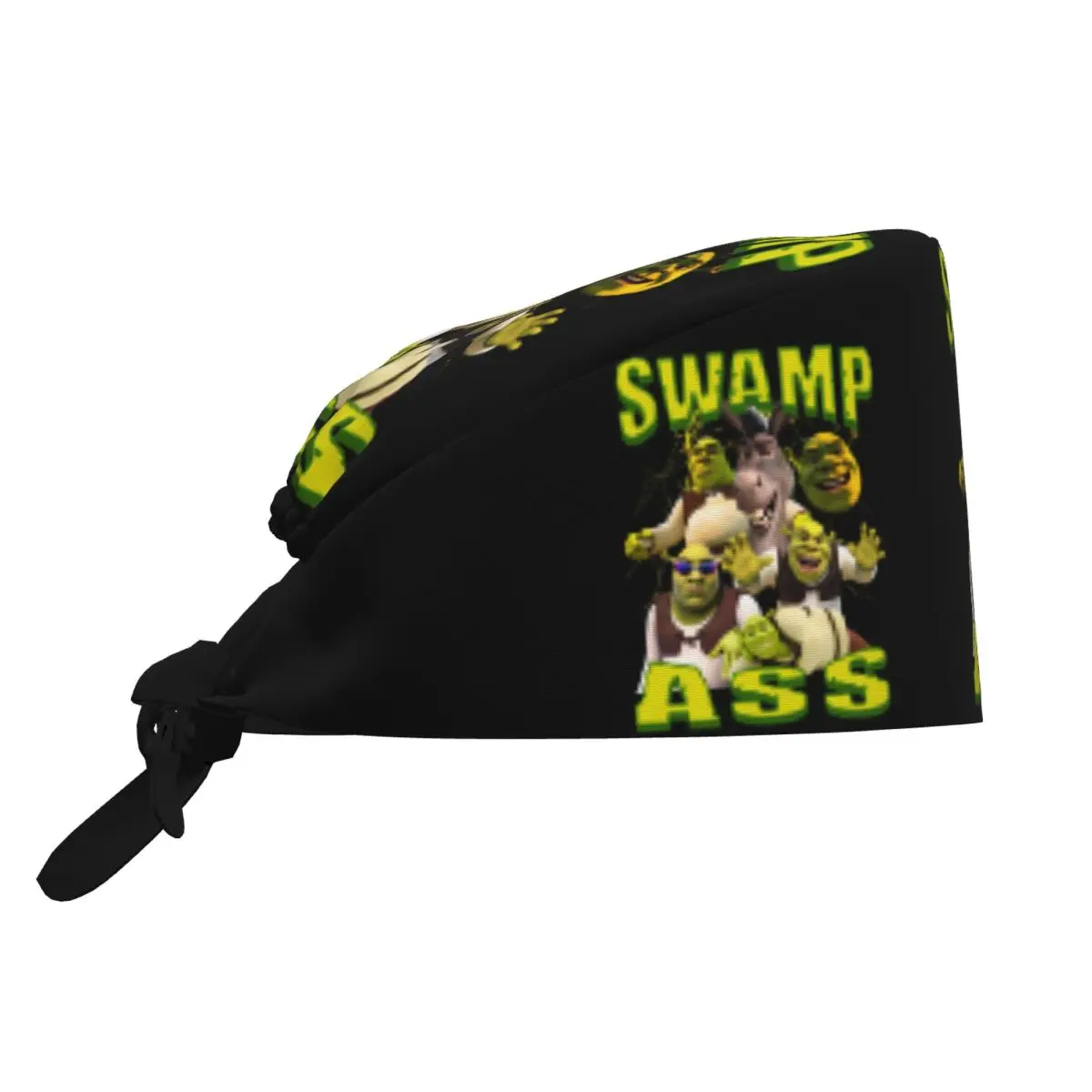 Custom Cartoon Funny Shrek Scrubs Cap Surgical Hats Men Women Anime ...