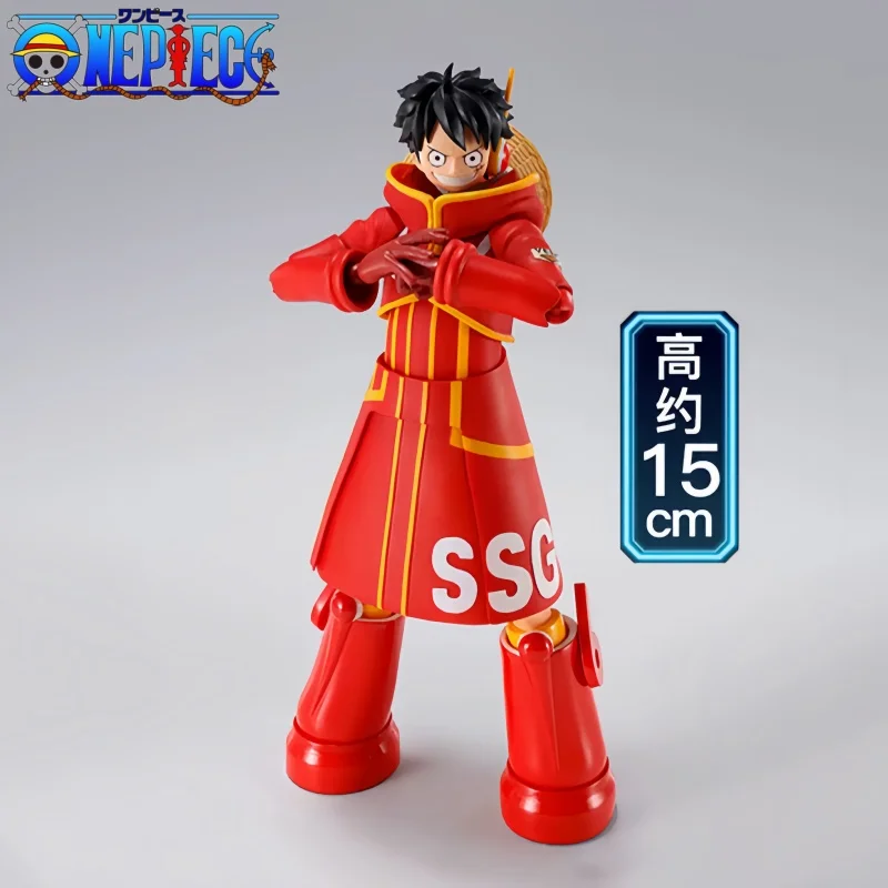 One Piece Anime Toy Shf Monkey D. Luffy Future Island Egghead Island ...