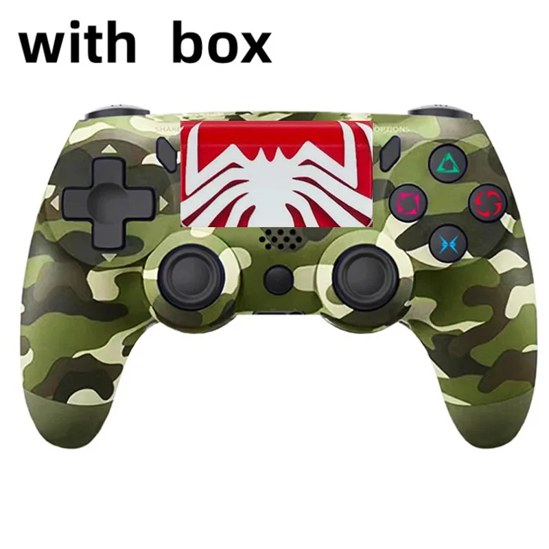 Wireless-Controller-Gamepad-6-Axis-Dual-Vibration-With-LED-Light-Bar ...