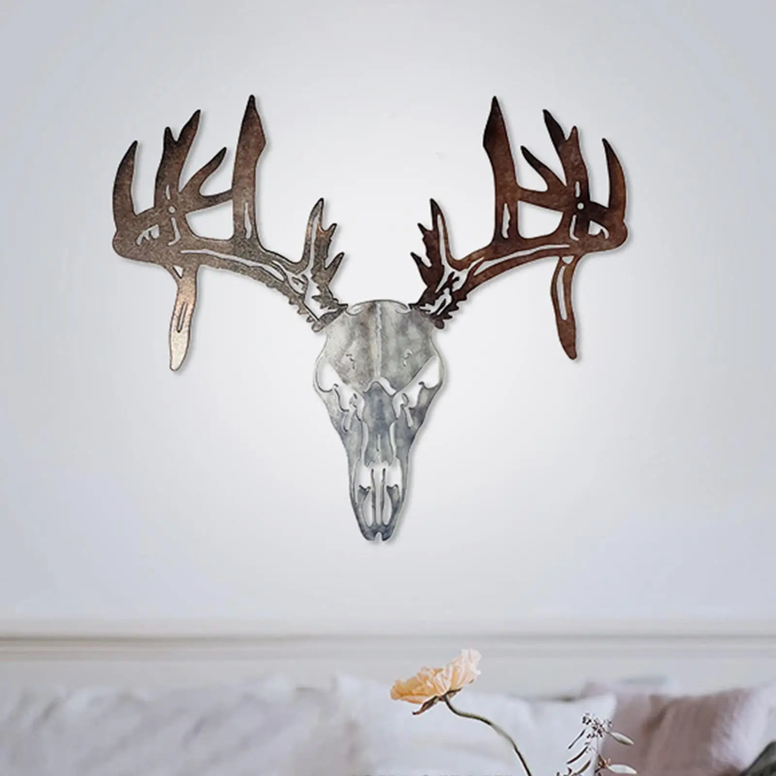 Elk Skull And Antlers