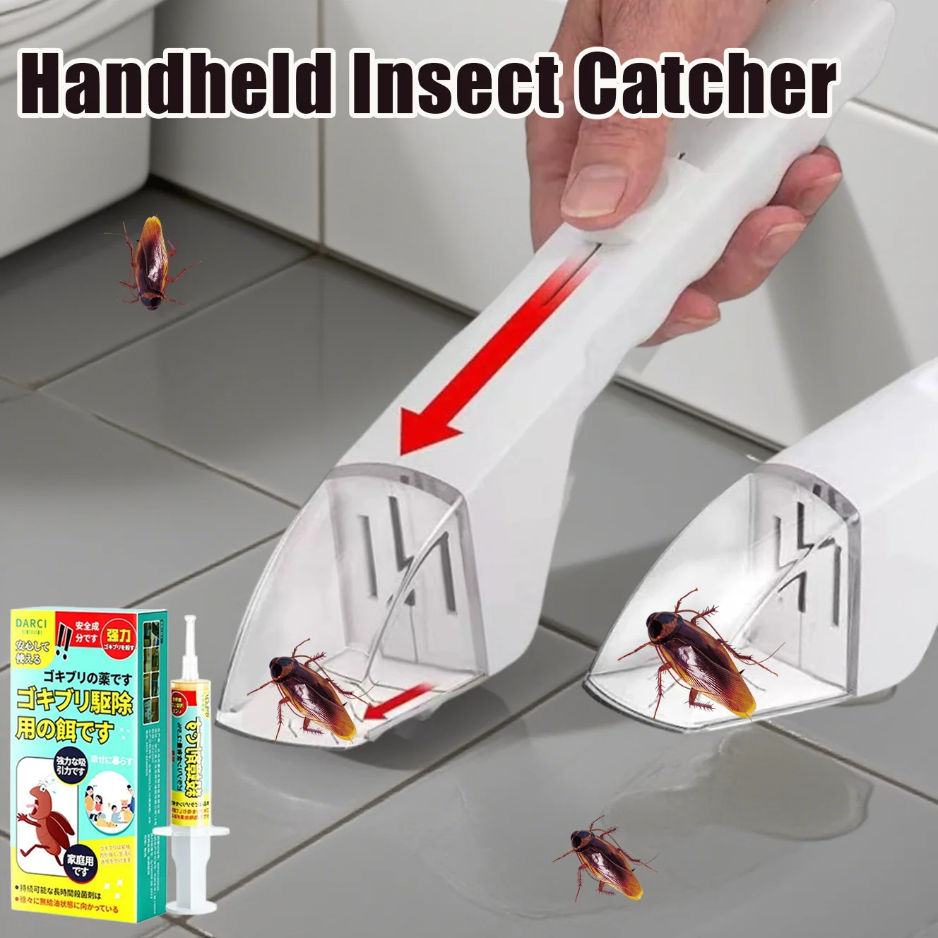 Universal Portable Handheld Insect Catcher For Efftive Spider Bee ...