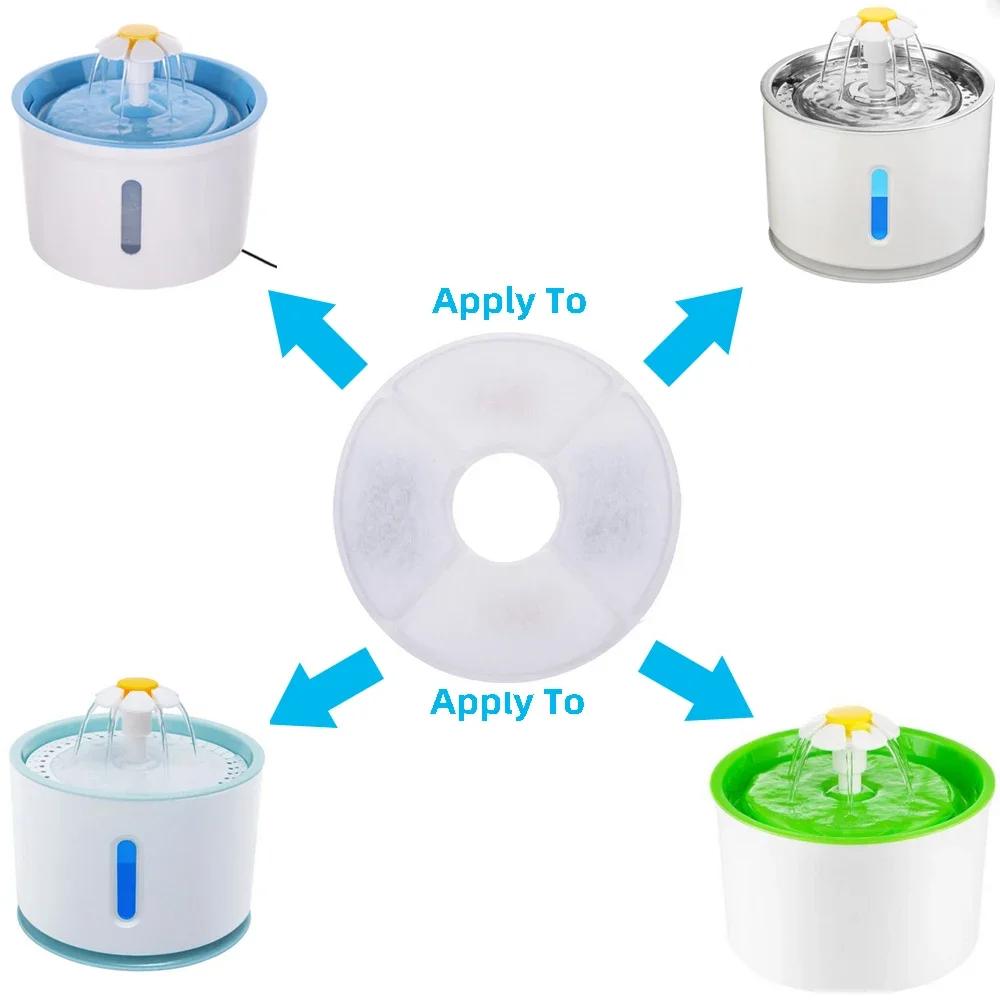 Pet-Cat-Water-Fountain-Filters-6-12-Pack-Filter-Premium-Cat-Carbon ...