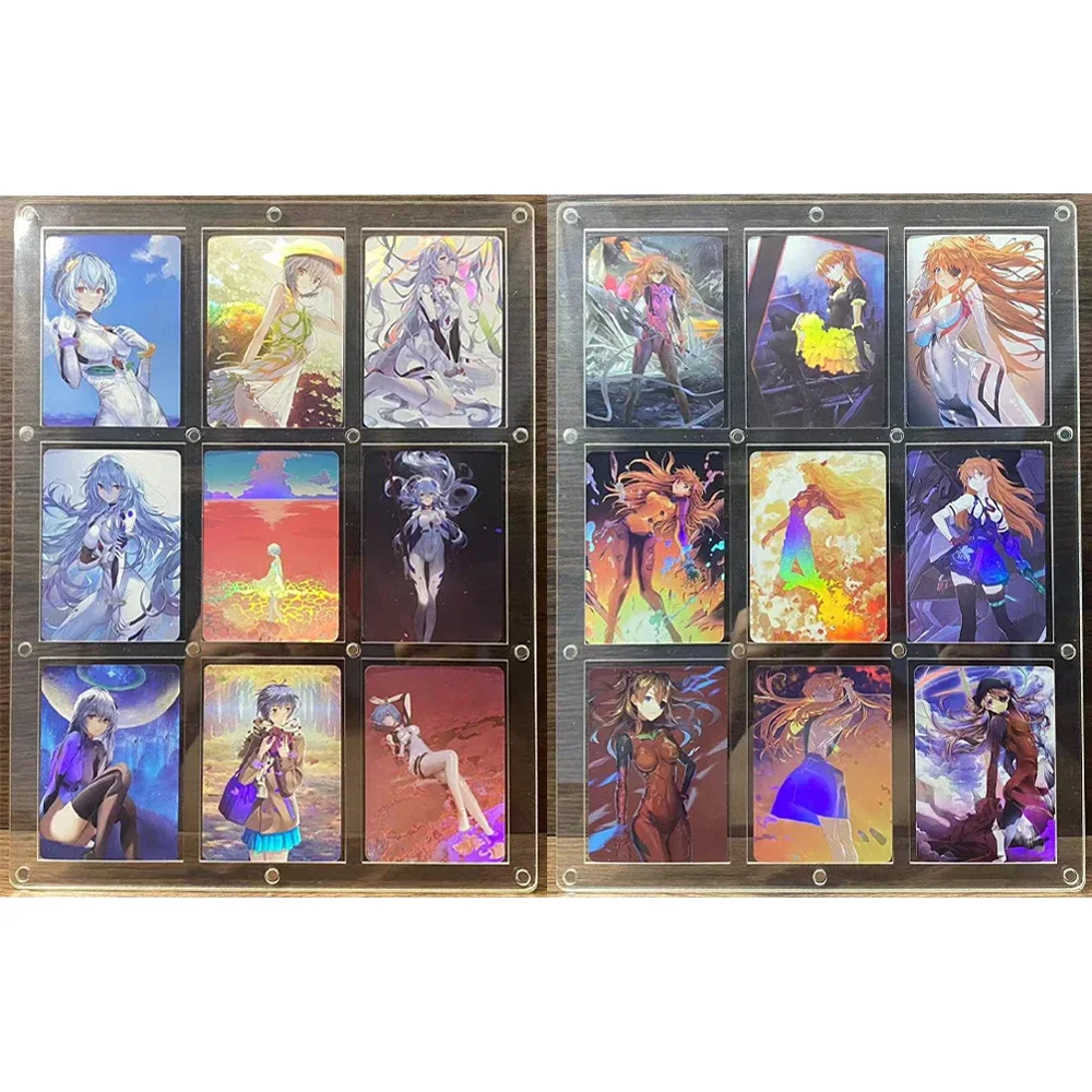 9Pcs-set-Anime-Girls-Flash-Card-Asuka-Ayanami-Rei-Series-Diy-Collection ...