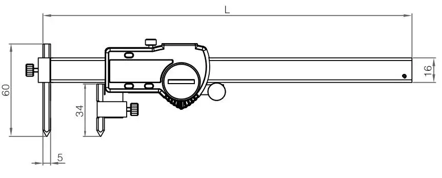 Цифровой штангенциркуль Shahe 5-150/5-200/5-300 мм | AliExpress