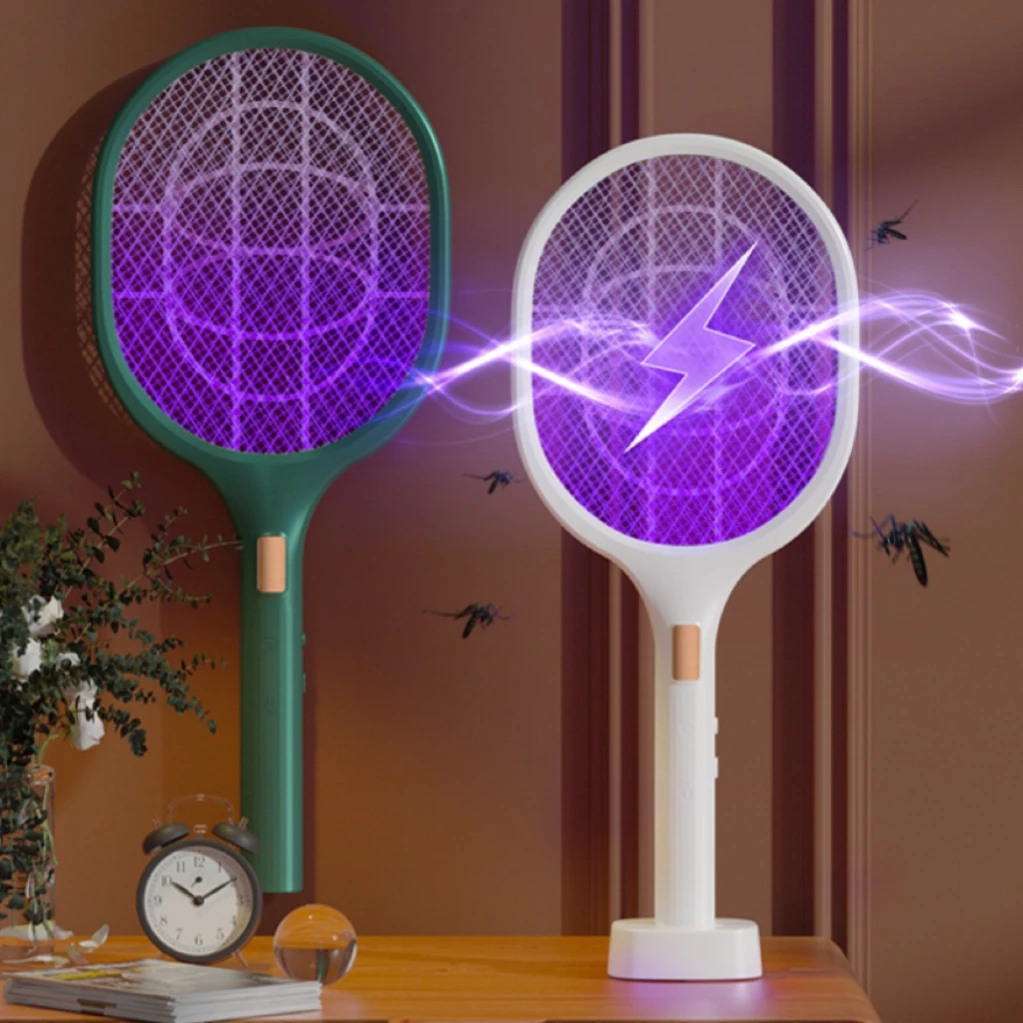 Mosquito-racket-USB-Rechargeable-Electric-Fly-Insect-Killer-Zapper ...