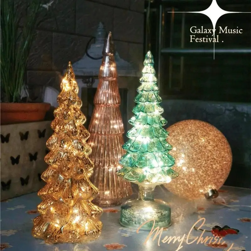 Mini-Glass-Christmas-Tree-with-Lights-Lighted-Glass-Christmas-Tree ...