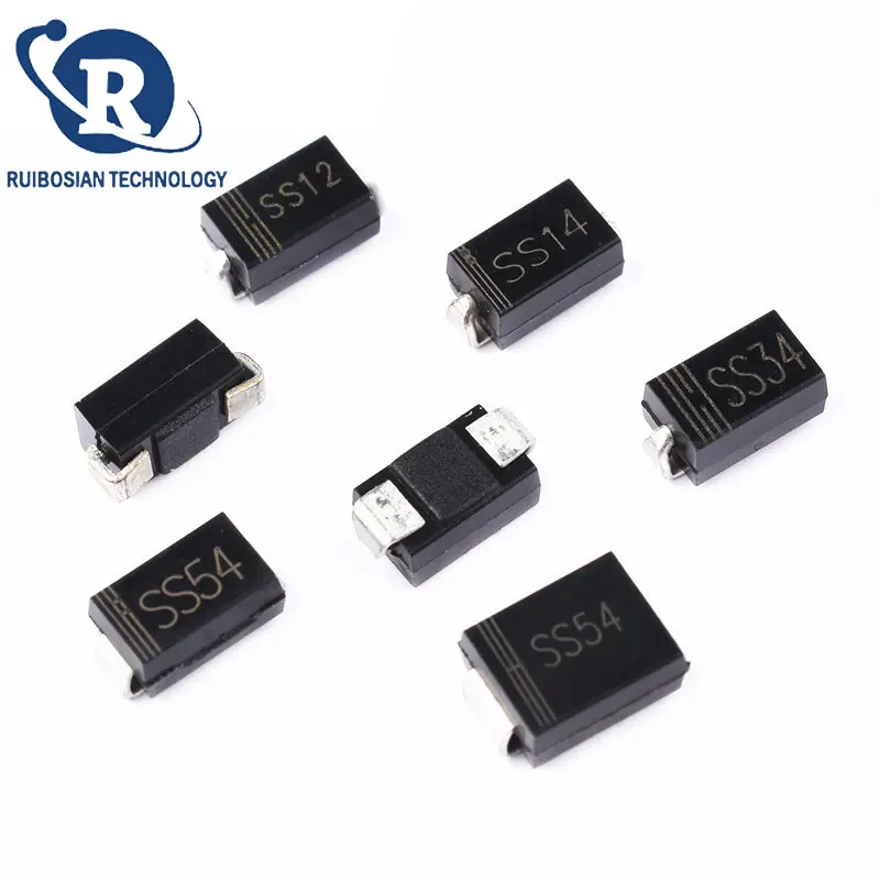 100PCS-Schottky-diode-M1-M4-M7-SS12-SS14-SS16-SS24-SS34-SS26-SS36-SS110 ...