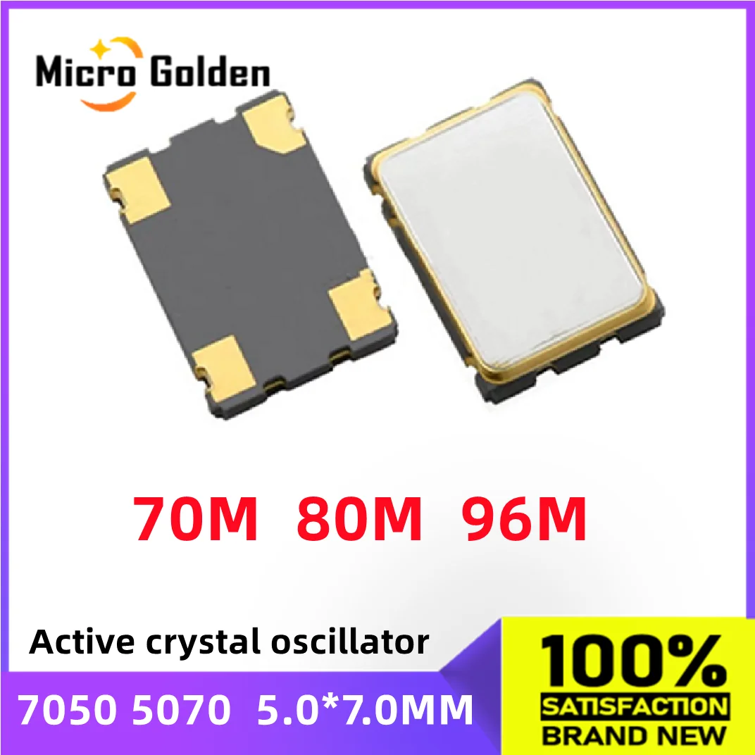 (5pcs) 7050 SMD Active Crystal Oscillator 70M 80M 96M 70MHZ 80MHZ 96MHZ 5070 OSC 4Pin 5.0X7.0MM ...