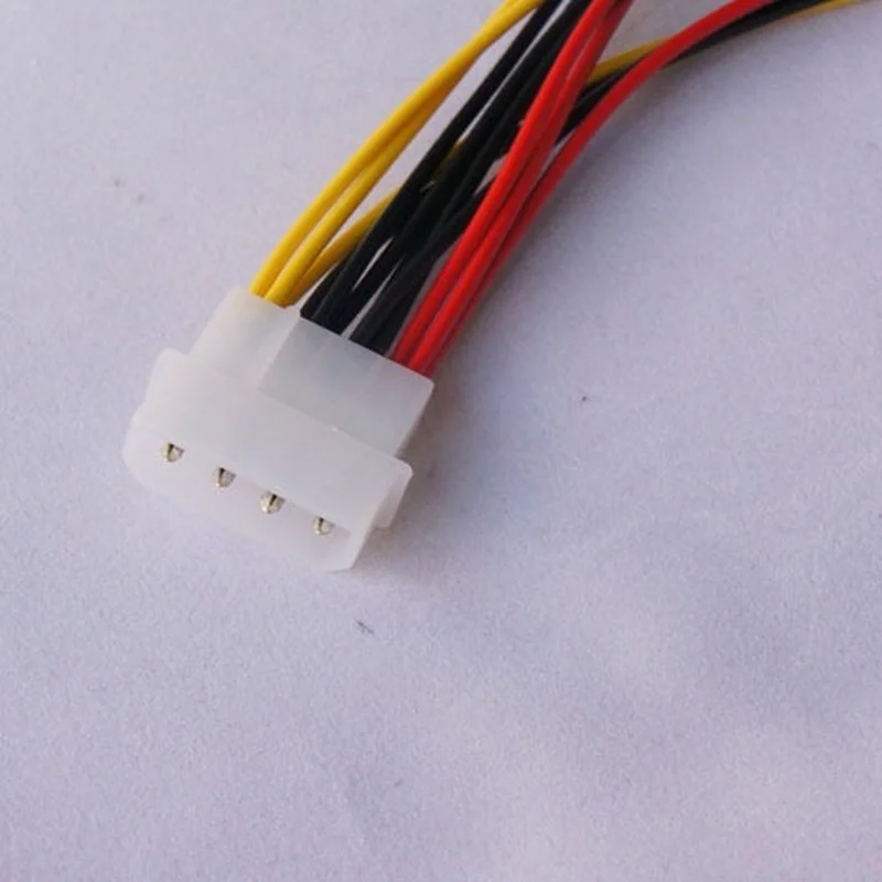 High Quality 4Pin IDE Power Cables HY1578 4 Pin Molex Male To 3 Port ...