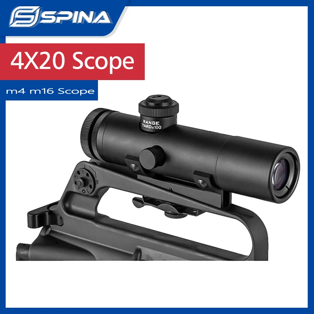 Tactical-Hunting-HD-4X20-Rifle-Scope-Sight-M4-M16-Rifle-Scope-With-BDC ...