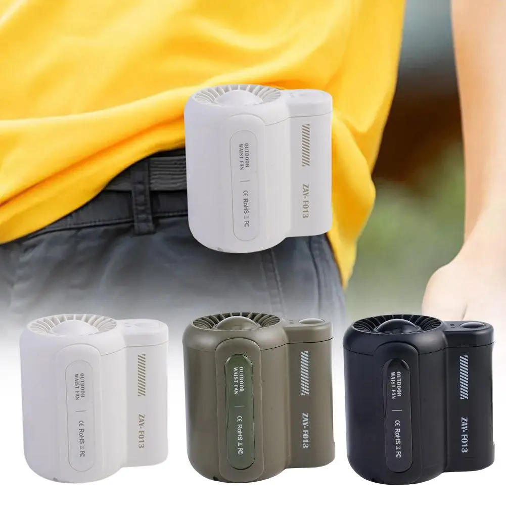 New-High-end-Outdoor-Waist-Mounted-Fan-Polymer-Battery-Anti-Drop-Shock ...
