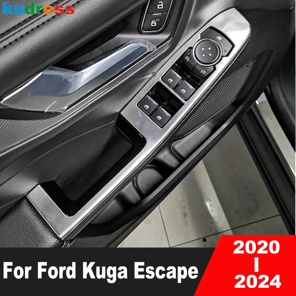 Car-Door-Armrest-Window-Lift-Switch-Button-Panel-Cover-Trim-For-Ford ...