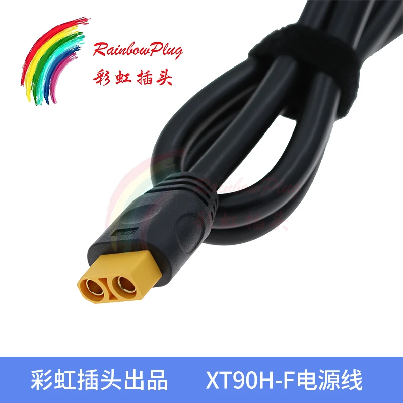 Xt90h-F xt90h Female outdoor power brass gold plated connector 80cm ...