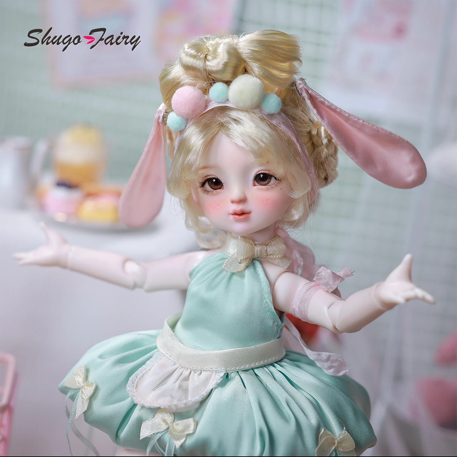 ShugaFairy Yenny D 1/6 Bjd Dolls 3 Hand Shapes Active Sweet Sister Bud ...