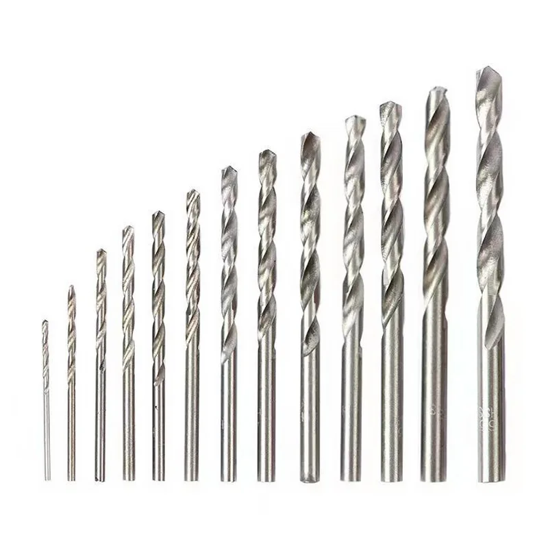 10pcs Micro High Speed Steel HSS Straight Shank Mini Twist Drill Bits ...