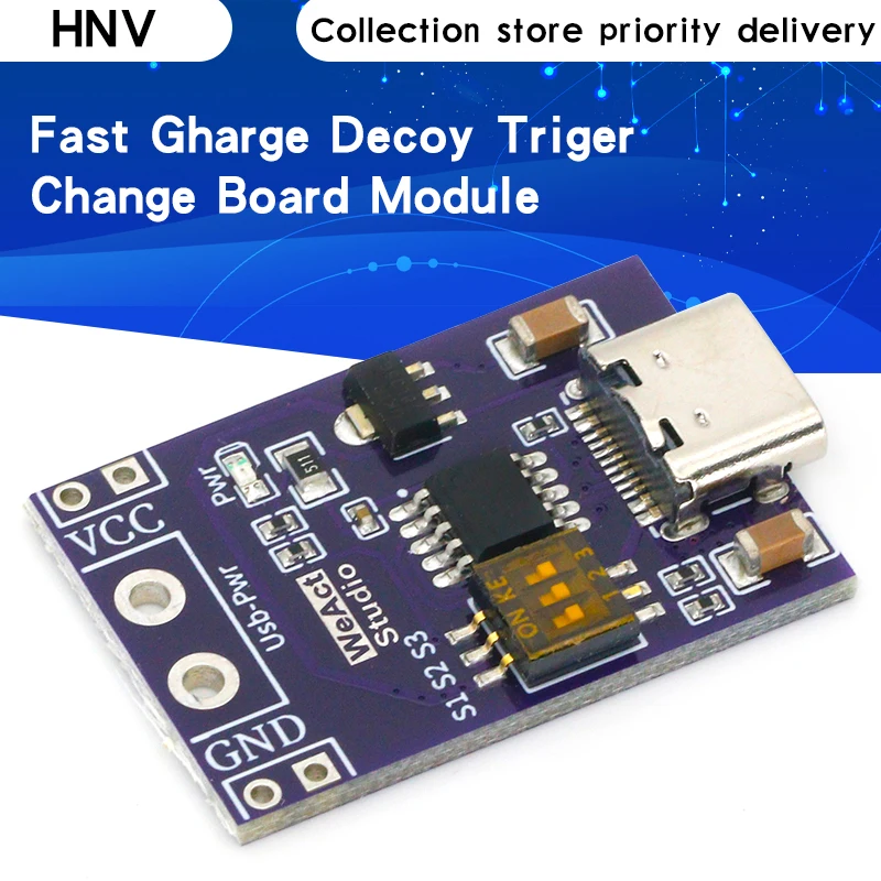 Type-c Qc Afc Pd2.0 Pd3.0 To Dc Spoof Scam Fast Charge Trigger Polling ...