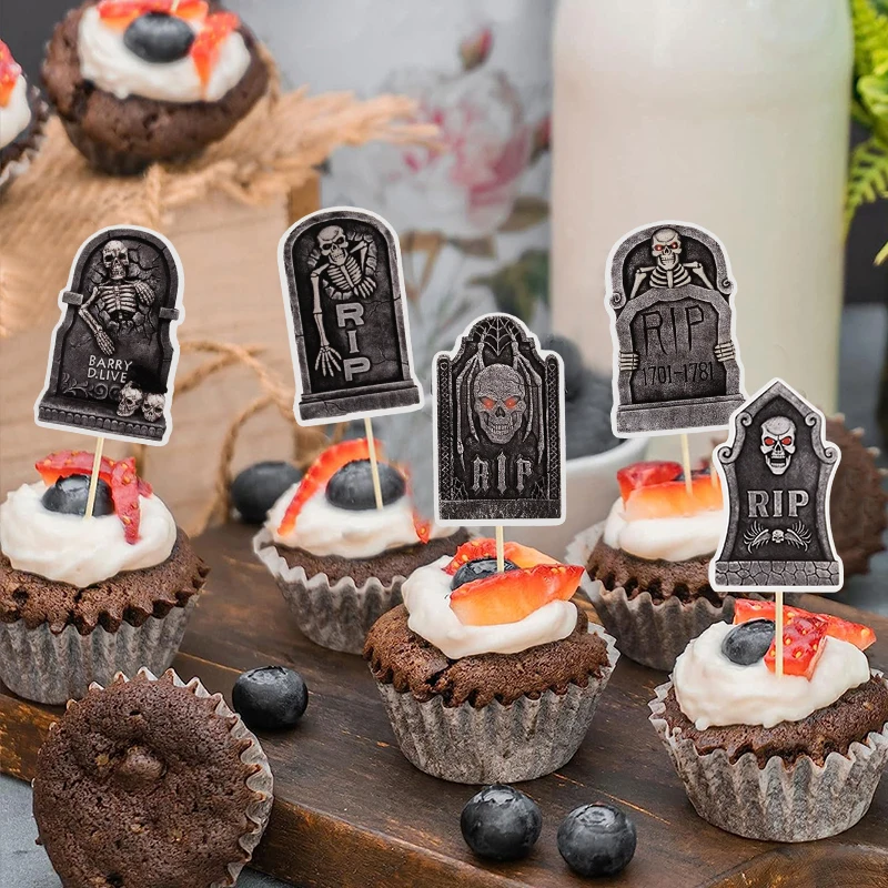 Tombstone Cupcake Picks