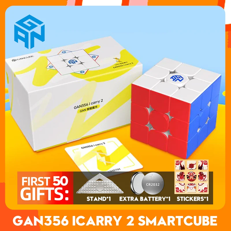 Gan-356-I-Carry-2-Uv-Smart-Magnetic-Cube-3x3-Puzzle-Toys-Stickerless ...